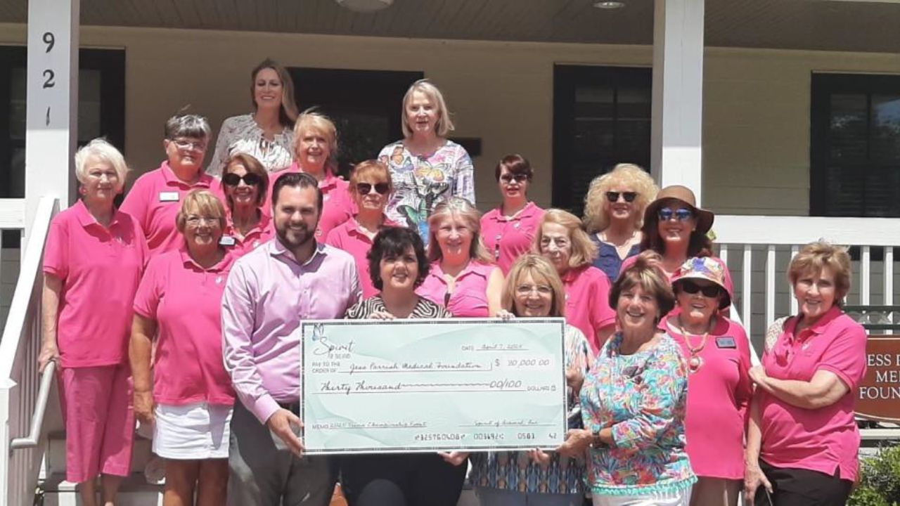 Spirit of Brevard Presents Jess Parrish Medical Foundation with $30,000 ...